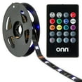Onn RGB TV LED Backlight for 55 Inch Plus TVs, 6.6ft Multicolor RGB ...