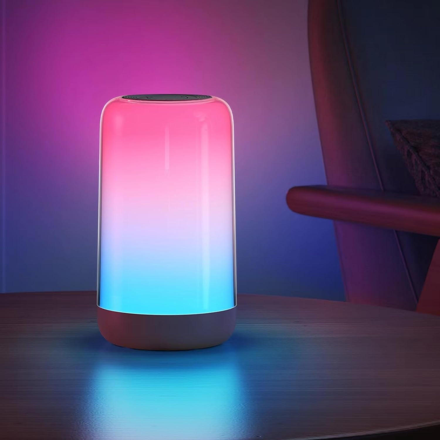 RGB Table Lamp, AVENUS LED Night Light with RGB, Touch Table Lamp ...