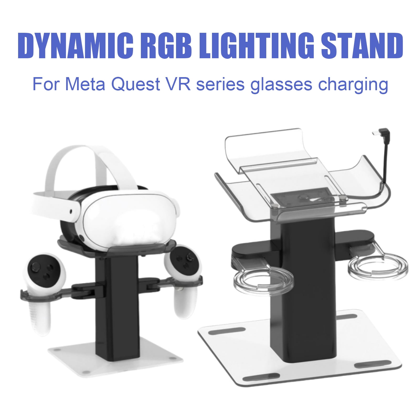 RGB VR Charging Dock Controller Mount Adjustable Design VR Charging ...