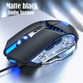 RGB Wired Gaming Ergonomic With 7 Backlight Modes 6 Keys 4 Speed Adjustable For Laptop PC Gamers ...