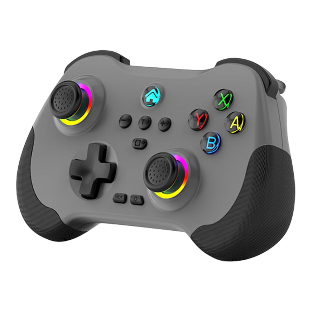RGB Wireless Controller Bluetooth-Compatible Gamepad for PS4 Switch ...