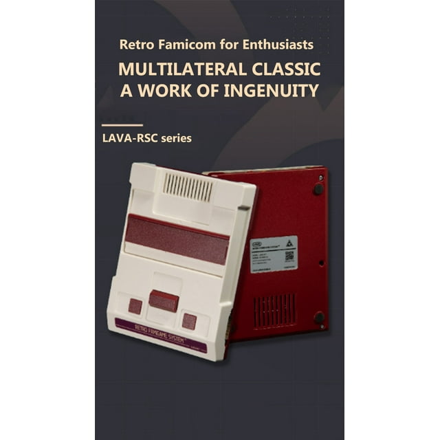 RGBFC LAVA-RSC Retro Famicon For Enthusiasts with RGBS S-Video CV and ...