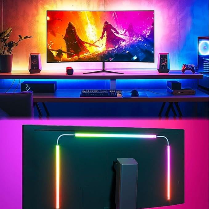 RGBIC LED Gaming Strip 27-Inch LED Strip Light with Smart App Control ...