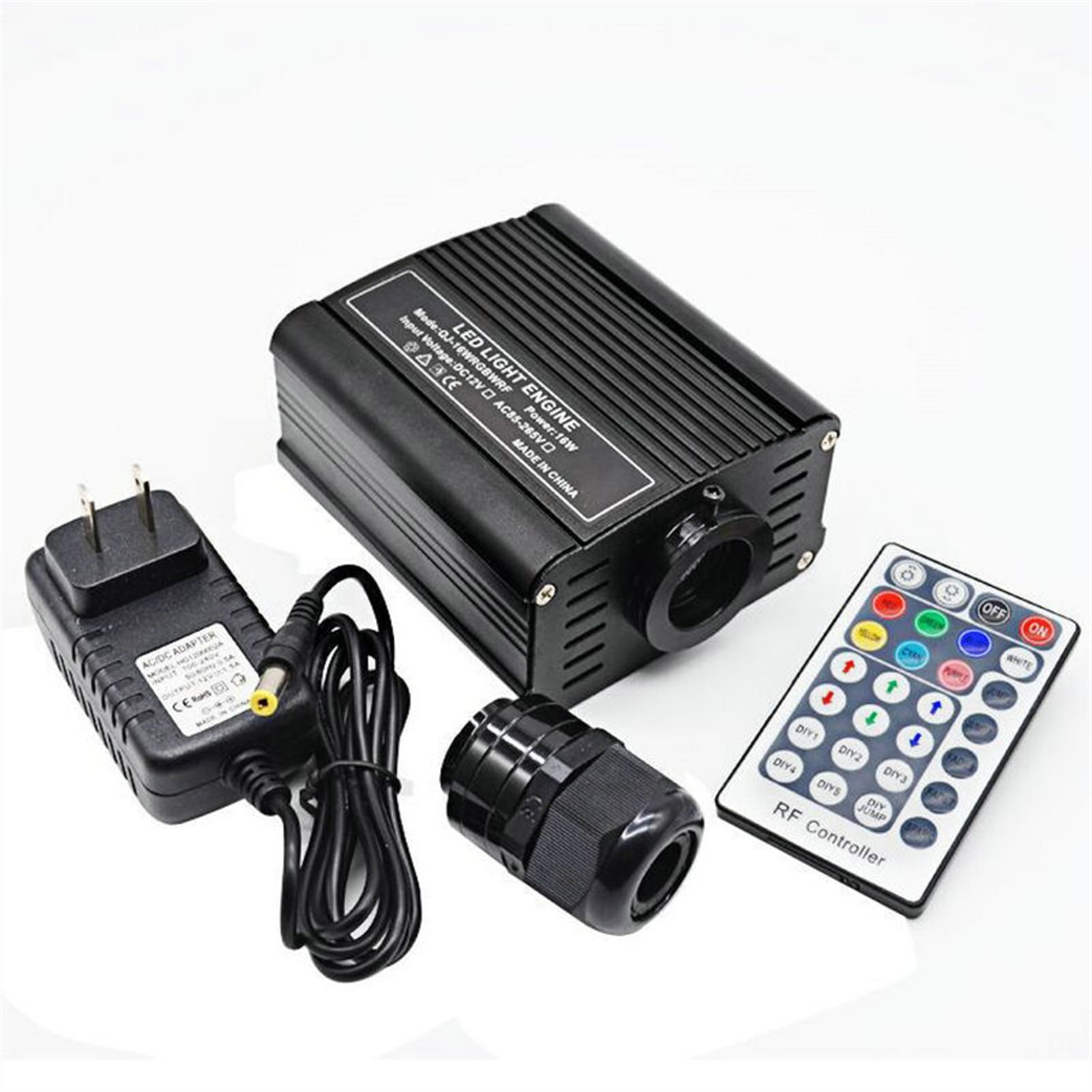 RGBW 16W Fiber Optic Light Engine Driver 28Key RF remote controller f ...