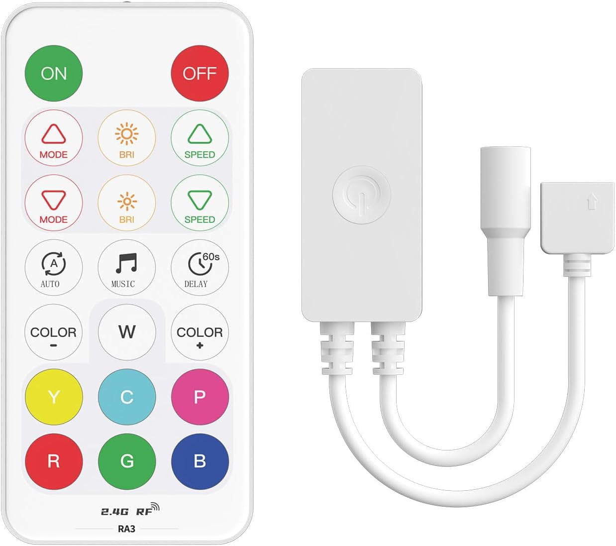 RGBW LED Controller Kit SP644E,2.4G RF Wireless Remote Control,RGBW LED ...
