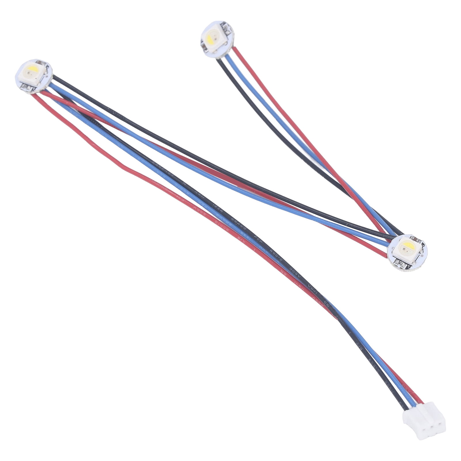 RGBW Mini Button PCB LED Welded with PTFE Cable Extruder Hot End Light ...
