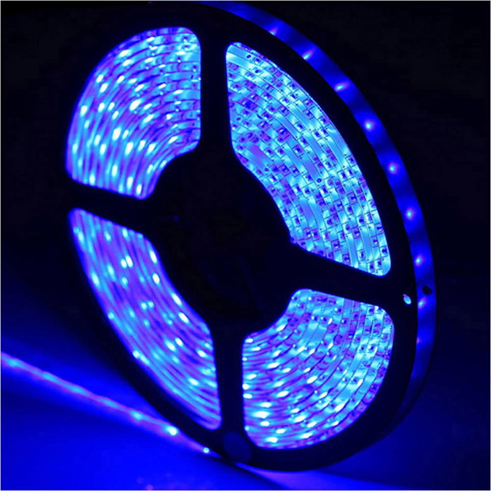 RGBZONE Blue LED Strip Lights 16.4ft, 2835 12V 5 Meter 8 MM Wide Light ...
