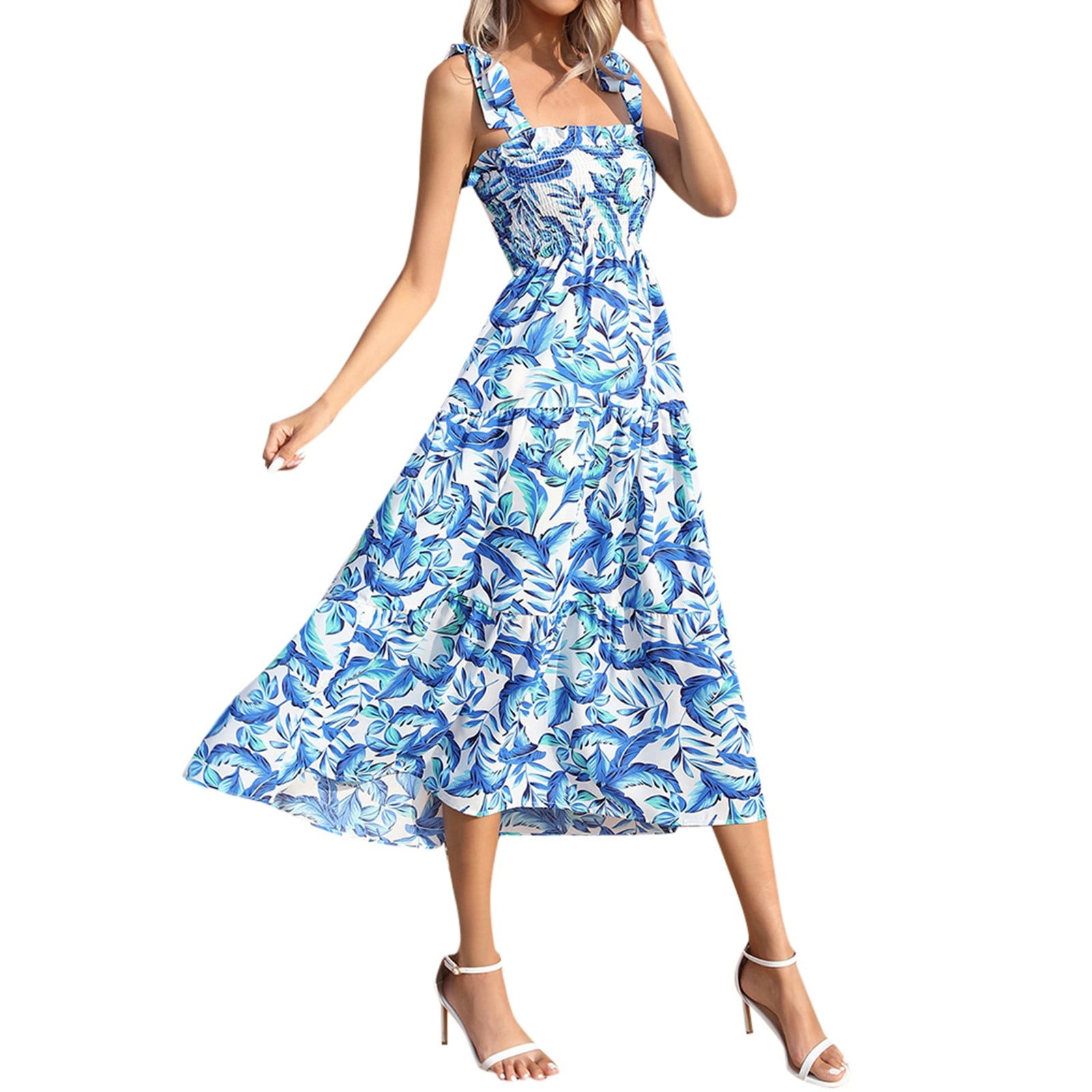 RGDYPKO Summer Dresses For Women 2025 Ladies Fashion Casual Beach Holiday Beach Dress Hand ...