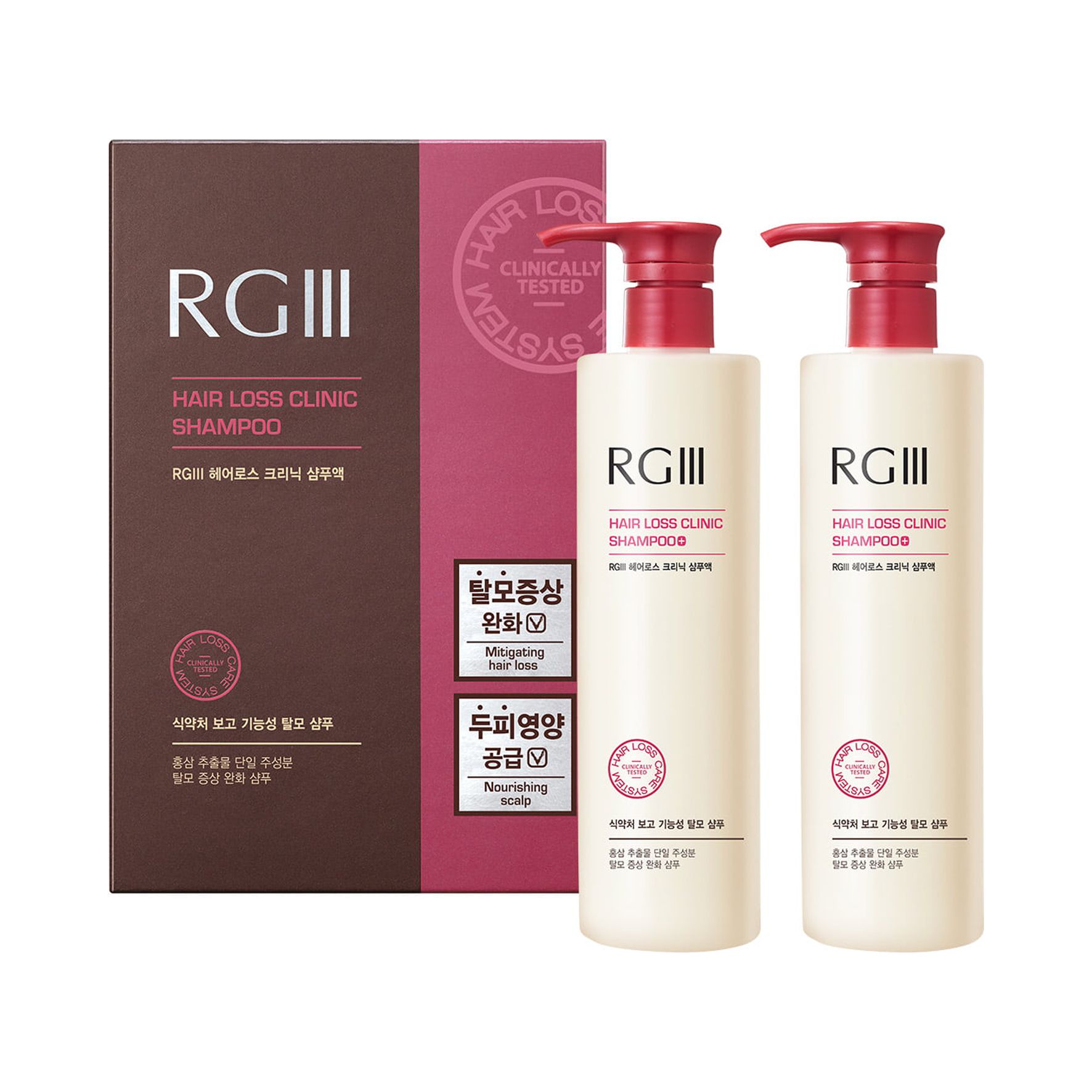 RGIII Hair Regeneration Hair loss prevention Shampoo with Purified Red ...