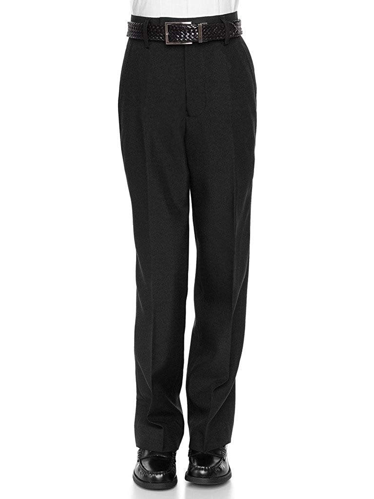 RGM 100% Dacron, Flat Front, Boys Slim Dress Slacks - Walmart.com