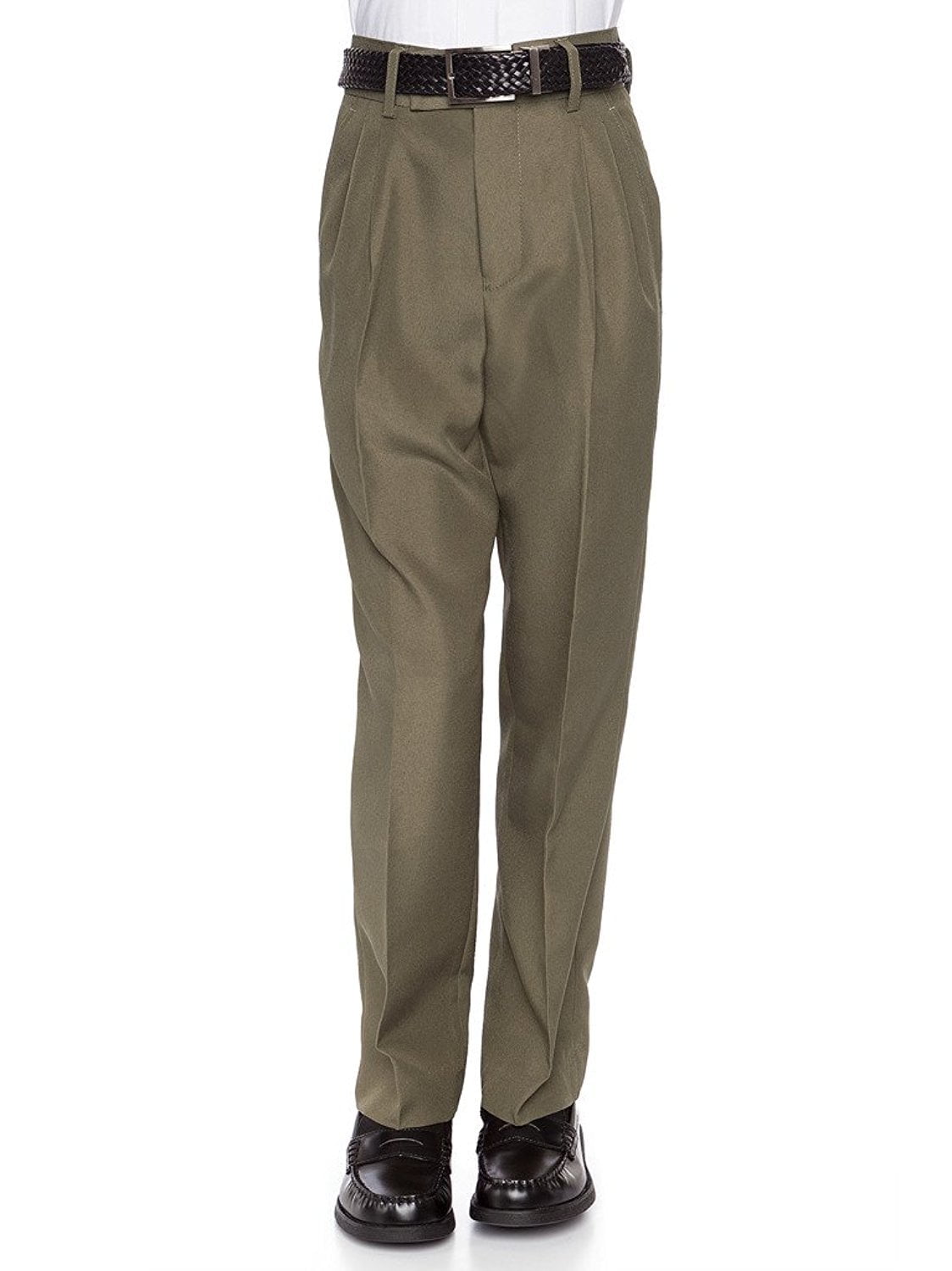 RGM 100% Dacron, Pleated Front, Boys Dress Slacks - Walmart.com