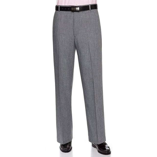RGM Men's Flat Front Dress Pant Modern Fit - Perfect For Office ...