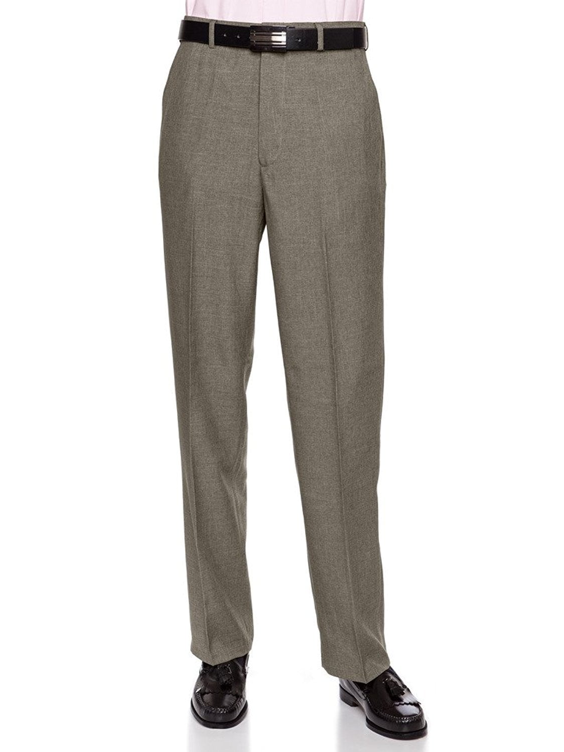 RGM Men's Flat Front Dress Pant Modern Fit - Perfect For Office ...