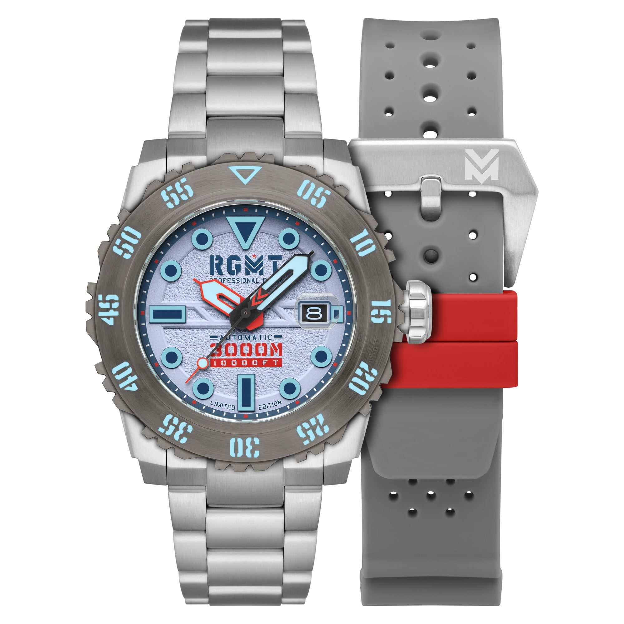 RGMT Ohio Stainless Steel 45mm Automatic Wristwatch RG-8034-0L ...