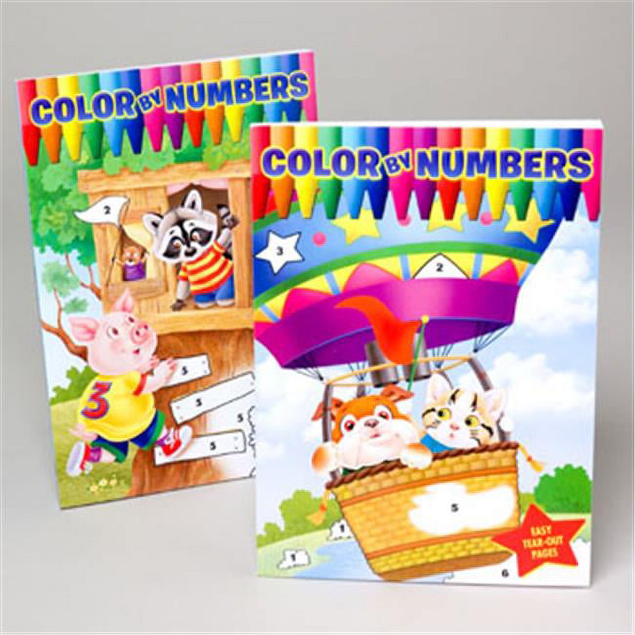 RGP Coloring Book By The Numbers 96 Page In Pdq Display Ref - Pack Of ...