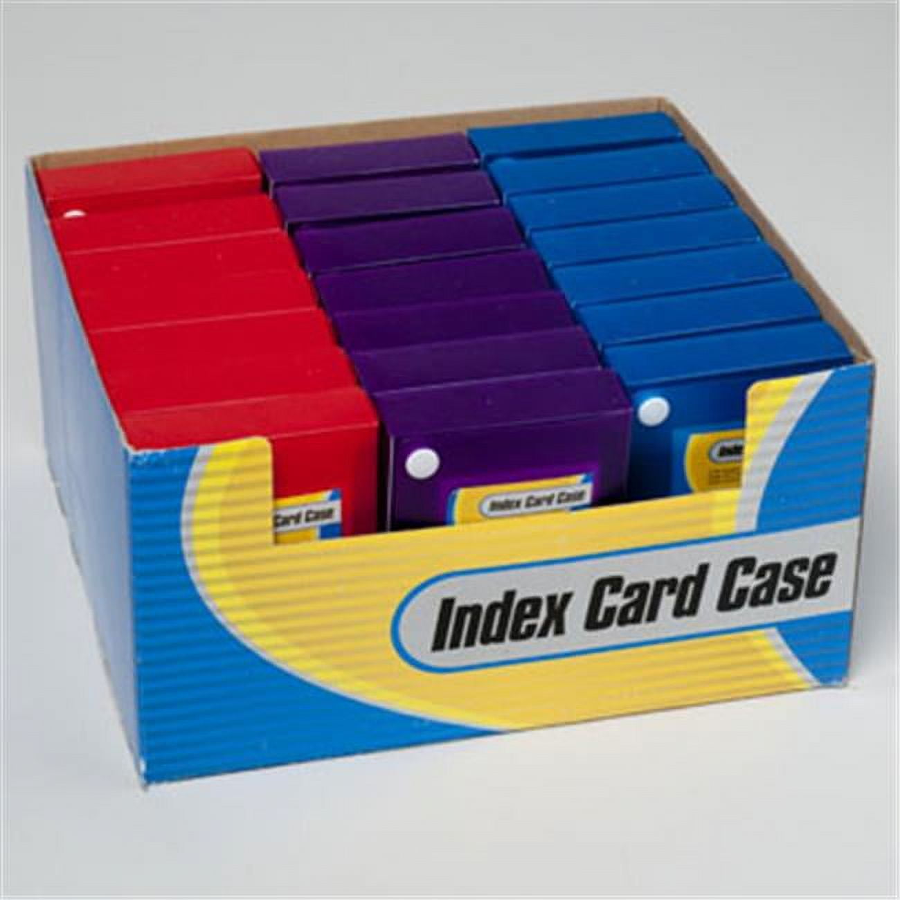 RGP G02544 Index Card Case With 2 Button, Pack Of 24 - Walmart.com