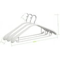 RGRVFD-5 Pack Heavy Duty Metal Suit Hangers Soft Flexible Gloss Grippy ...