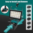RGRVFD-Cordless LED Work Light for Makita 18V Battery, 60W 6000LM Flood ...