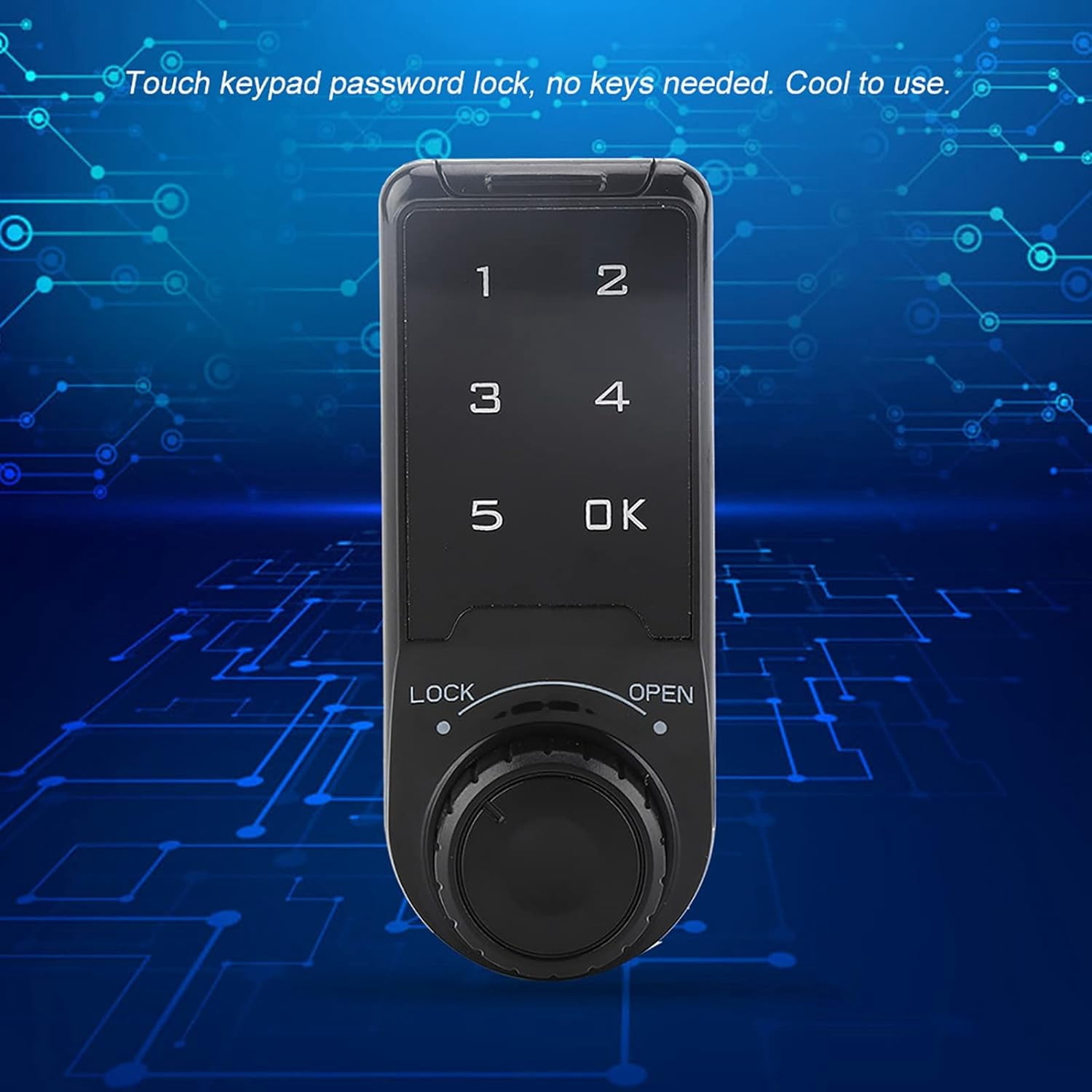 RGRVFD-Digital Cabinet Lock, Electronic Touch Keypad Password Key ...