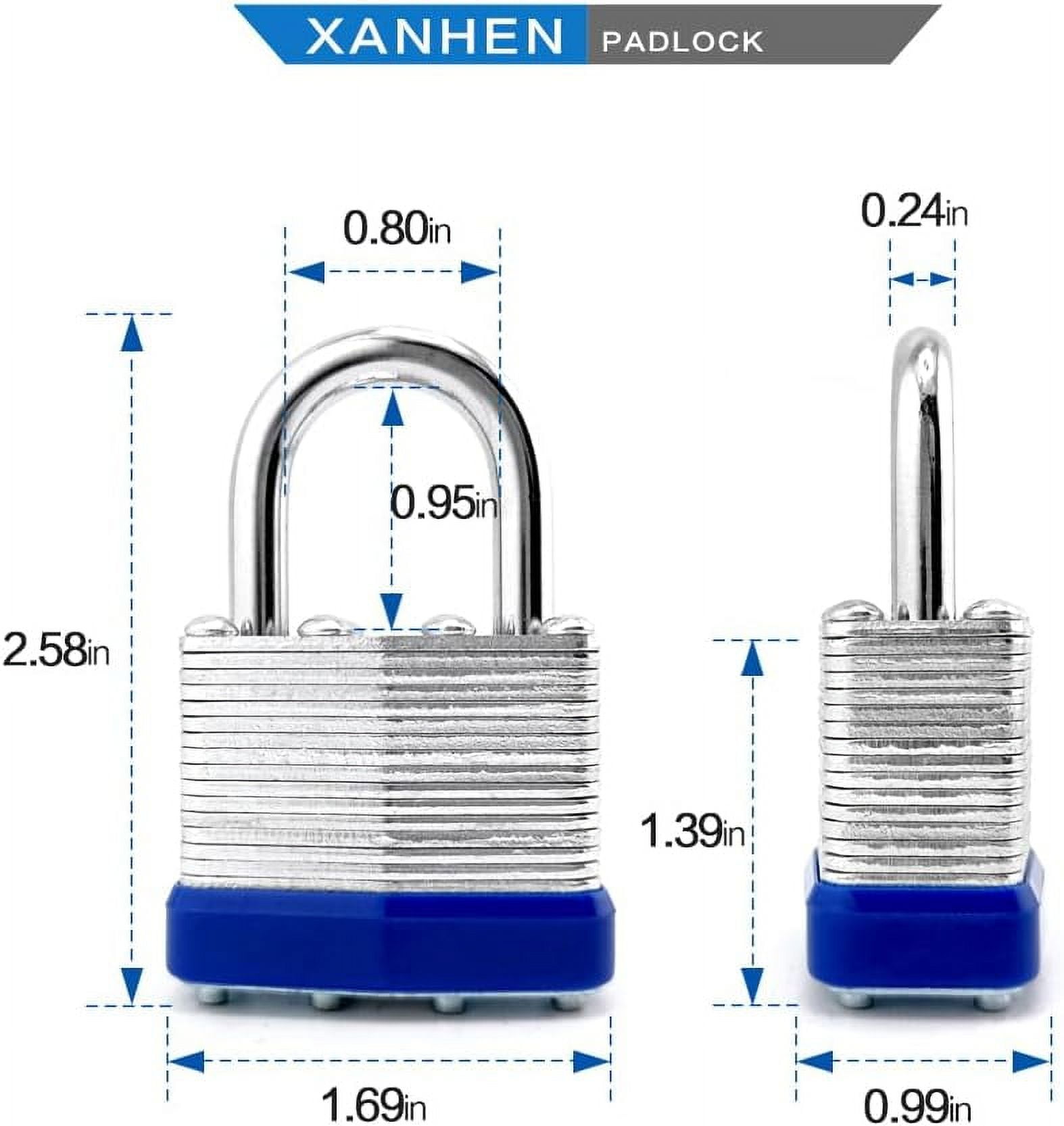 RGRVFD-Keyed Alike Laminated Steel Keyed Padlocks with Normal Shackle ...