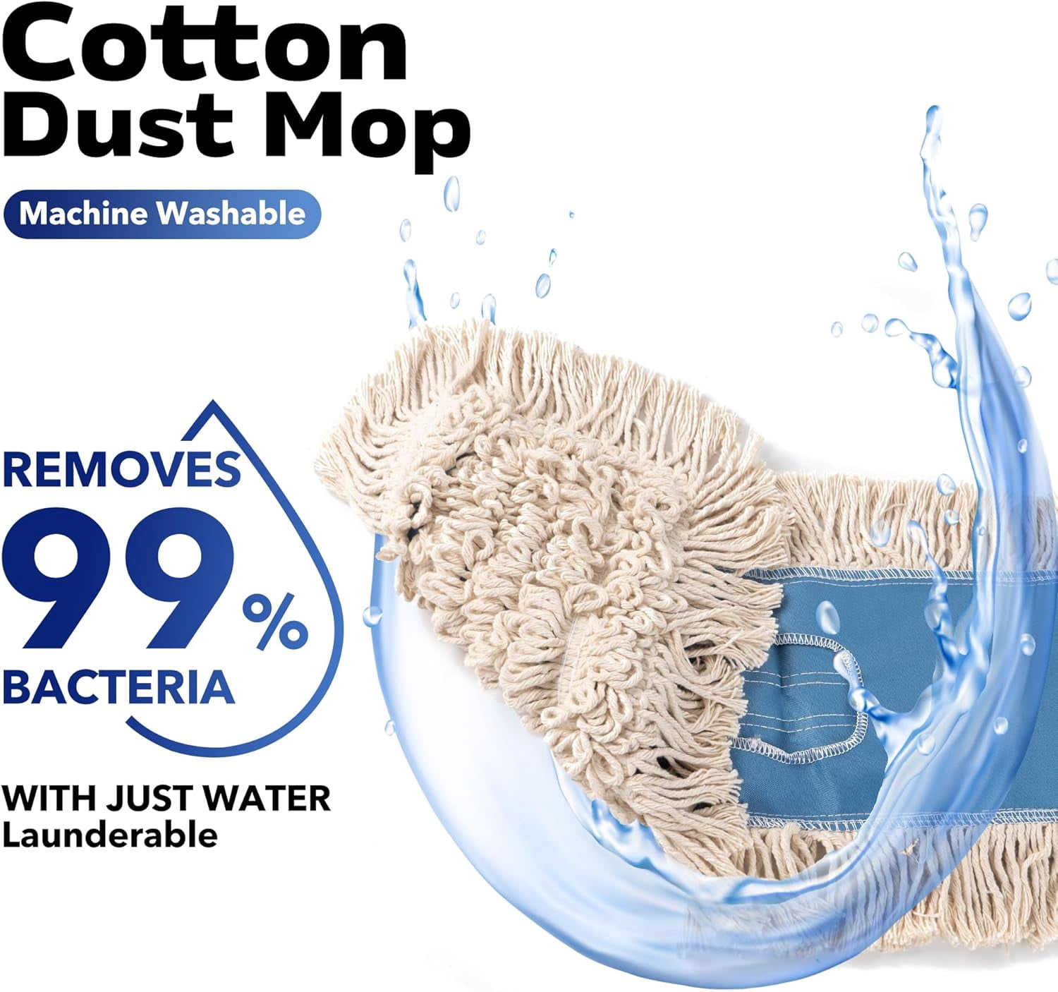 RGRVFD-Matthew Cleaning 36'' Industrial Strength Cotton Dust Mop Refill ...