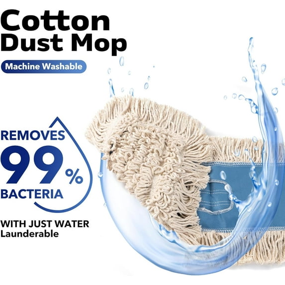 RGRVFD-Matthew Cleaning 36'' Industrial Strength Cotton Dust Mop Refill ...