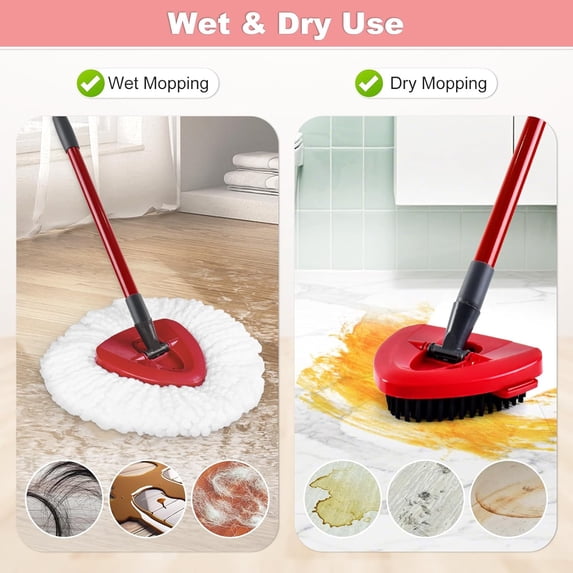 RGRVFD-Mop Heads Replacement for Ocedar, Mop Replace Head for Ocedar ...