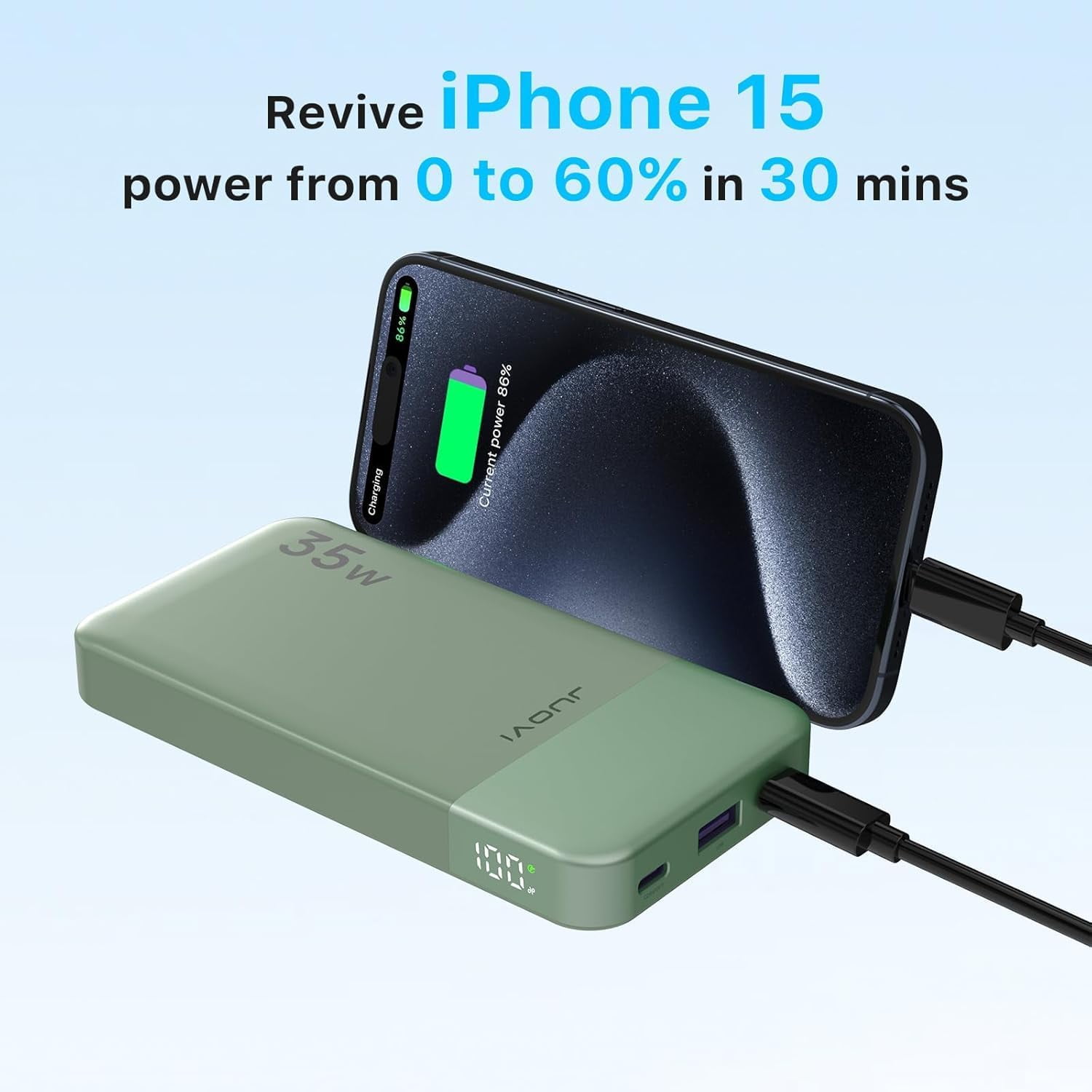 RGRVFD-Power Bank 10000mAh, 35W Portable Charger,Fast Charging Portable ...