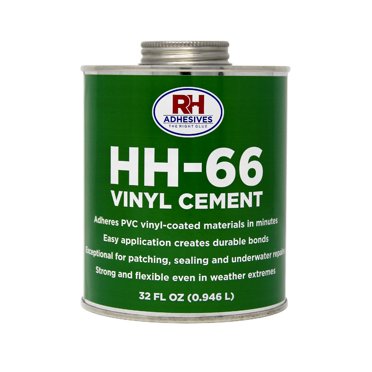 HH 66 Super Strong Waterproof PVC Vinyl Cement Glue, 8 Oz - Walmart.com