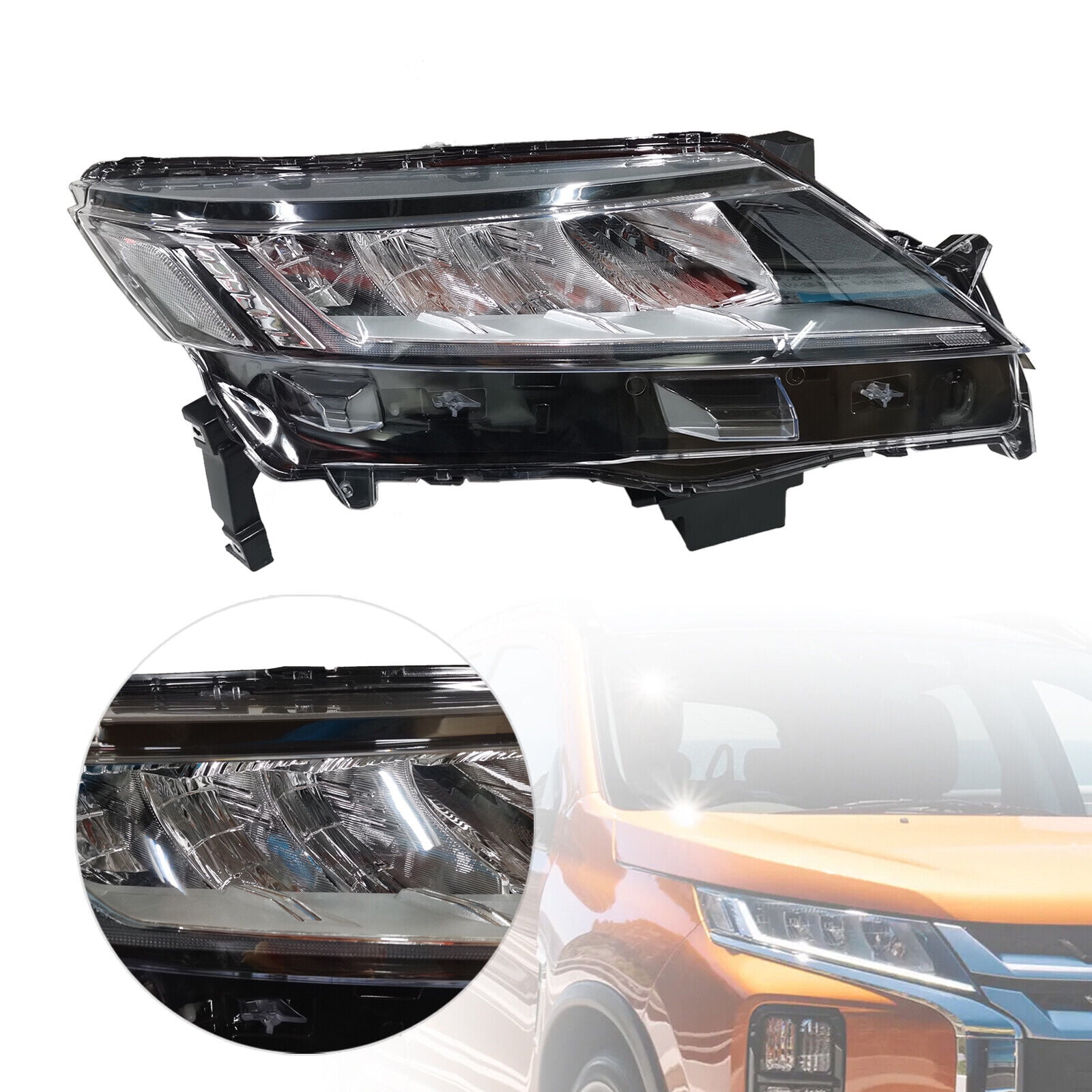 RH For Mitsubishi Outlander Sport 2020 2021 LED Headlights Headlamps ...