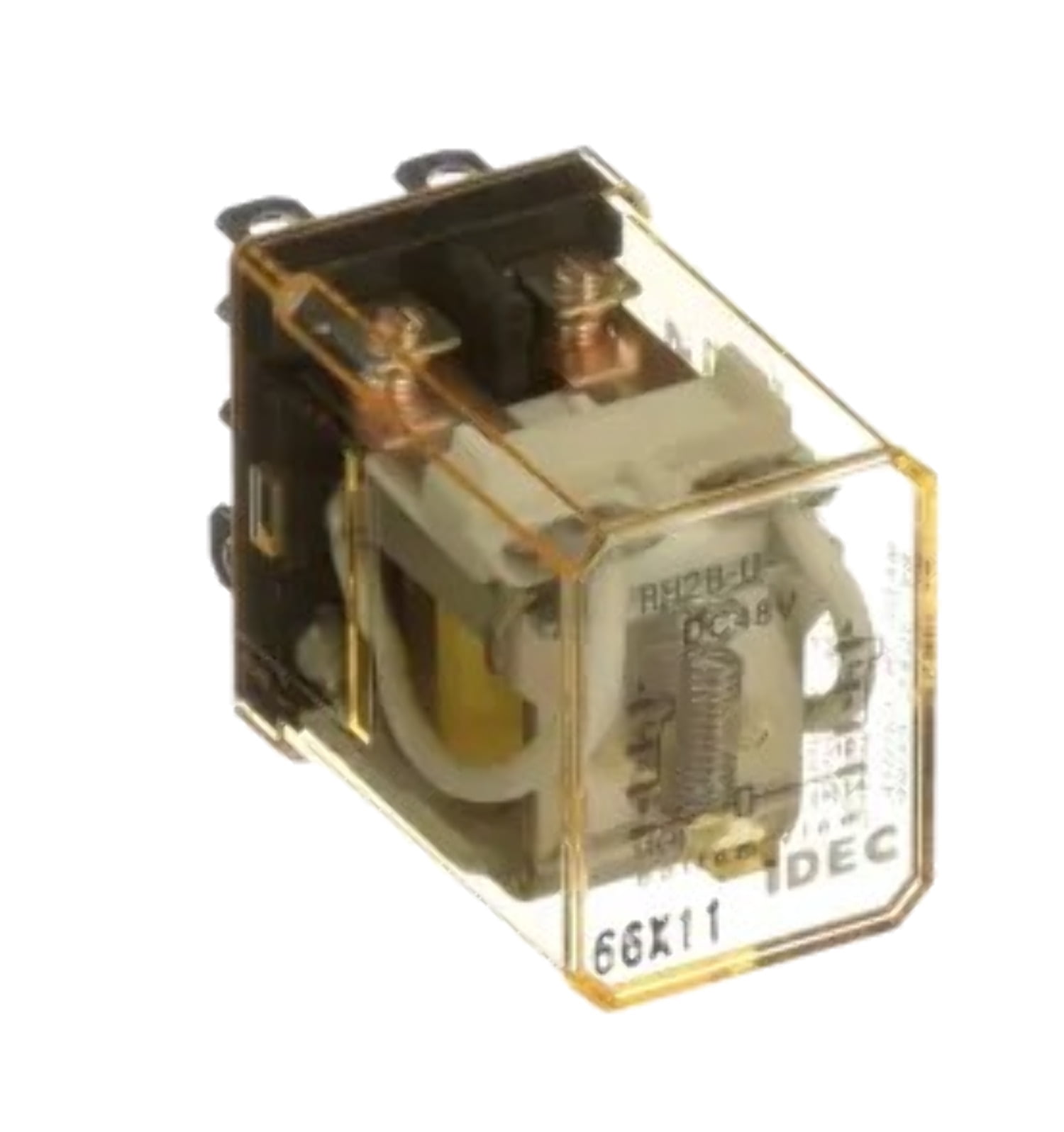 RH2B-UDC48V Relay, Power, DPDT, 10A, 48VDC, Basic Model, Blade ...