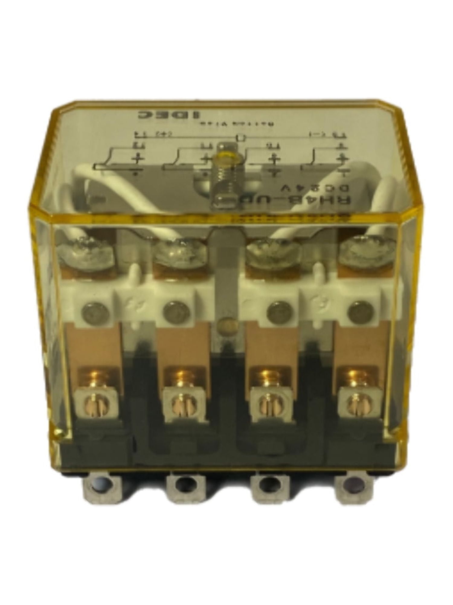 RH4B-UD-DC24V Power Relay 24VDC 10A 4PDT(27.5x41x42)mm Socket - Walmart.com