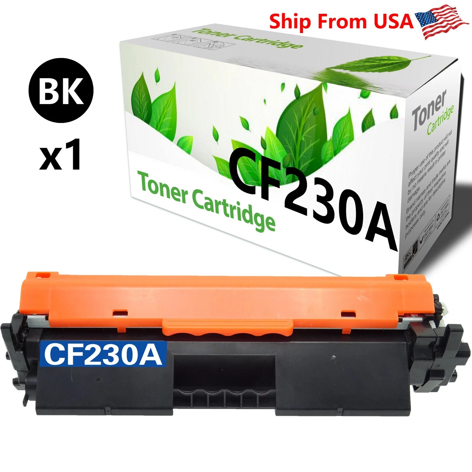 RHEA- 1-Pack 30A Cf230A Toner Cartridge Work With Pro Mfp M227Fdn ...