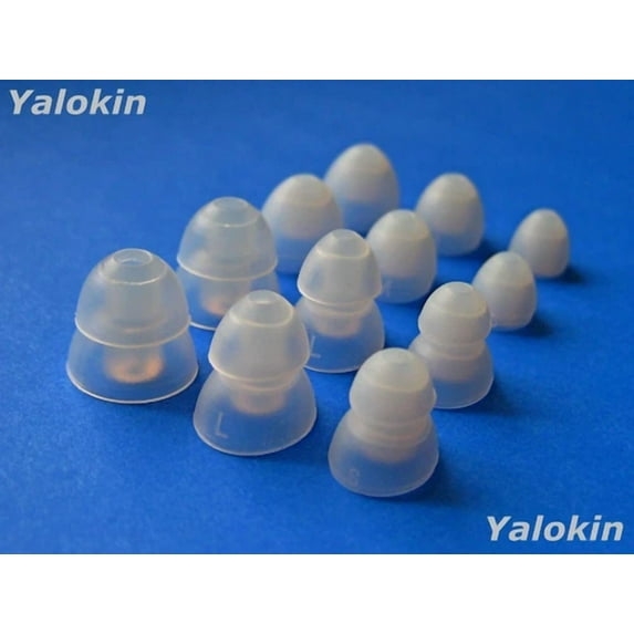 RHEA- 12Pcs Oval Set Replacement Ear Tips Adapters For Klipsch R6 ...