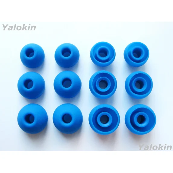 RHEA- 12Pcs S/M/L Blue Soft Replacement Eartips For Jaybird Freedom ...