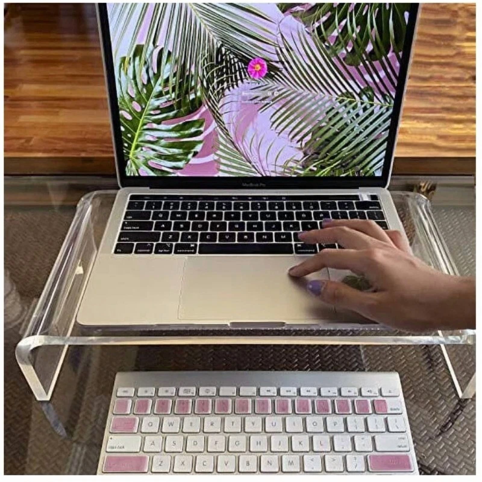 RHEA- 19" Lcd Led Computer Monitor Laptop Table Riser Shelf Desktop ...