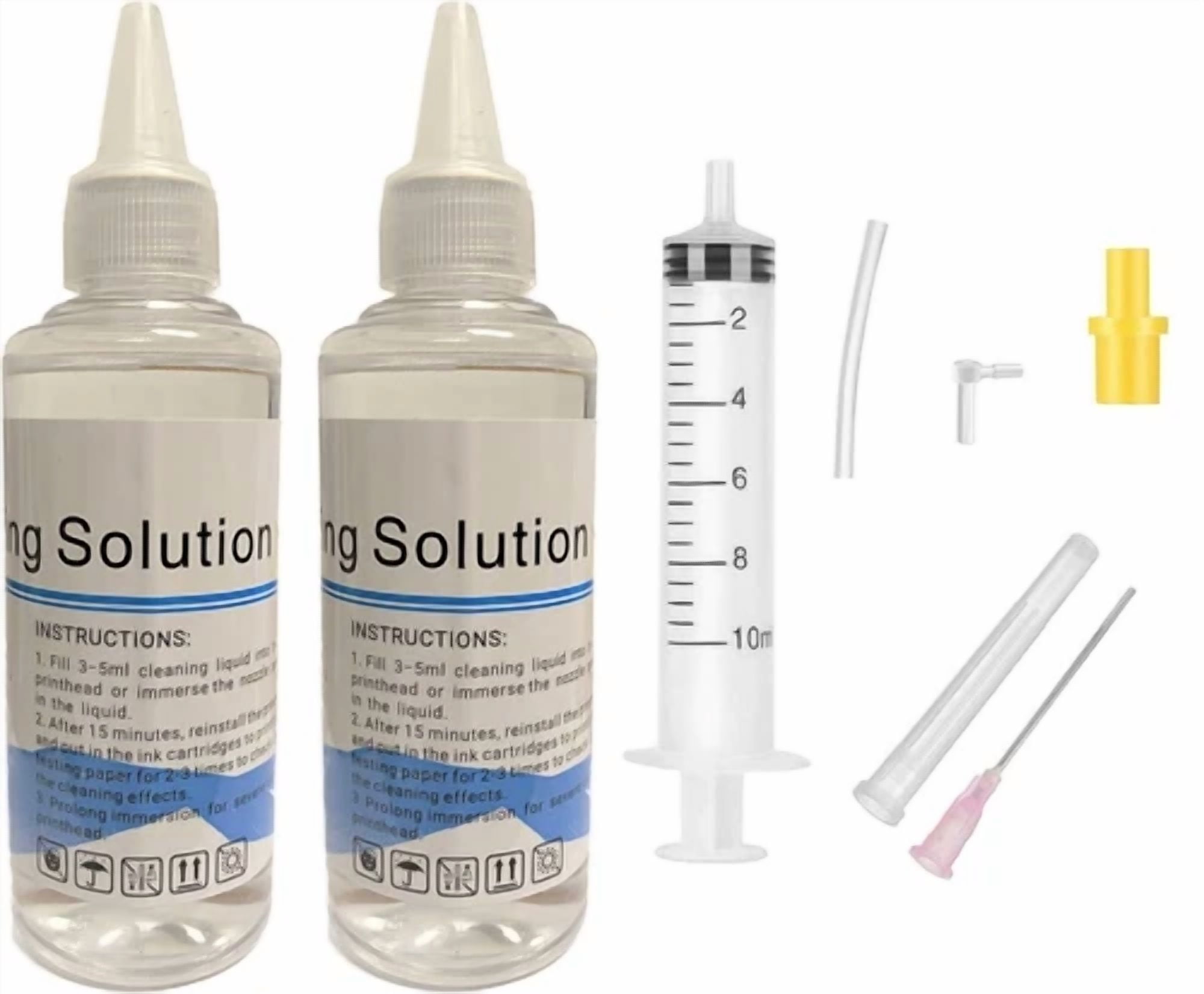 RHEA- 200Ml Inkjet Printers Printhead Cleaning Kit For Epson Wf-3640 Wf ...