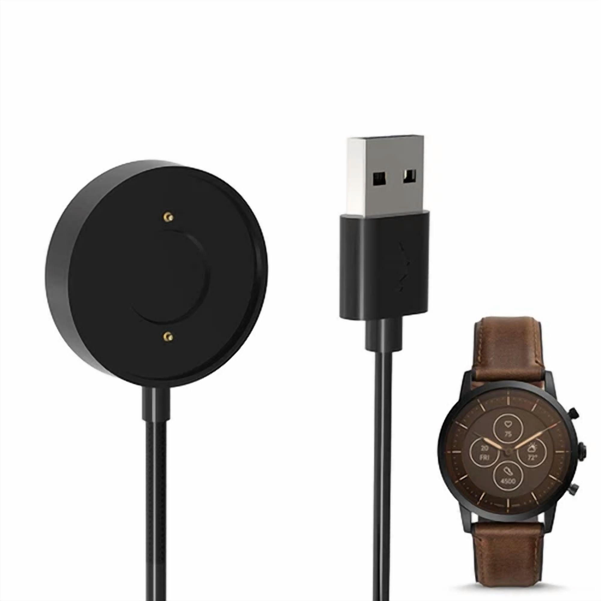 RHEA- 3.28Ft 5V/1A Usb Charger Charging Cable For Fossil Hybrid Hr ...