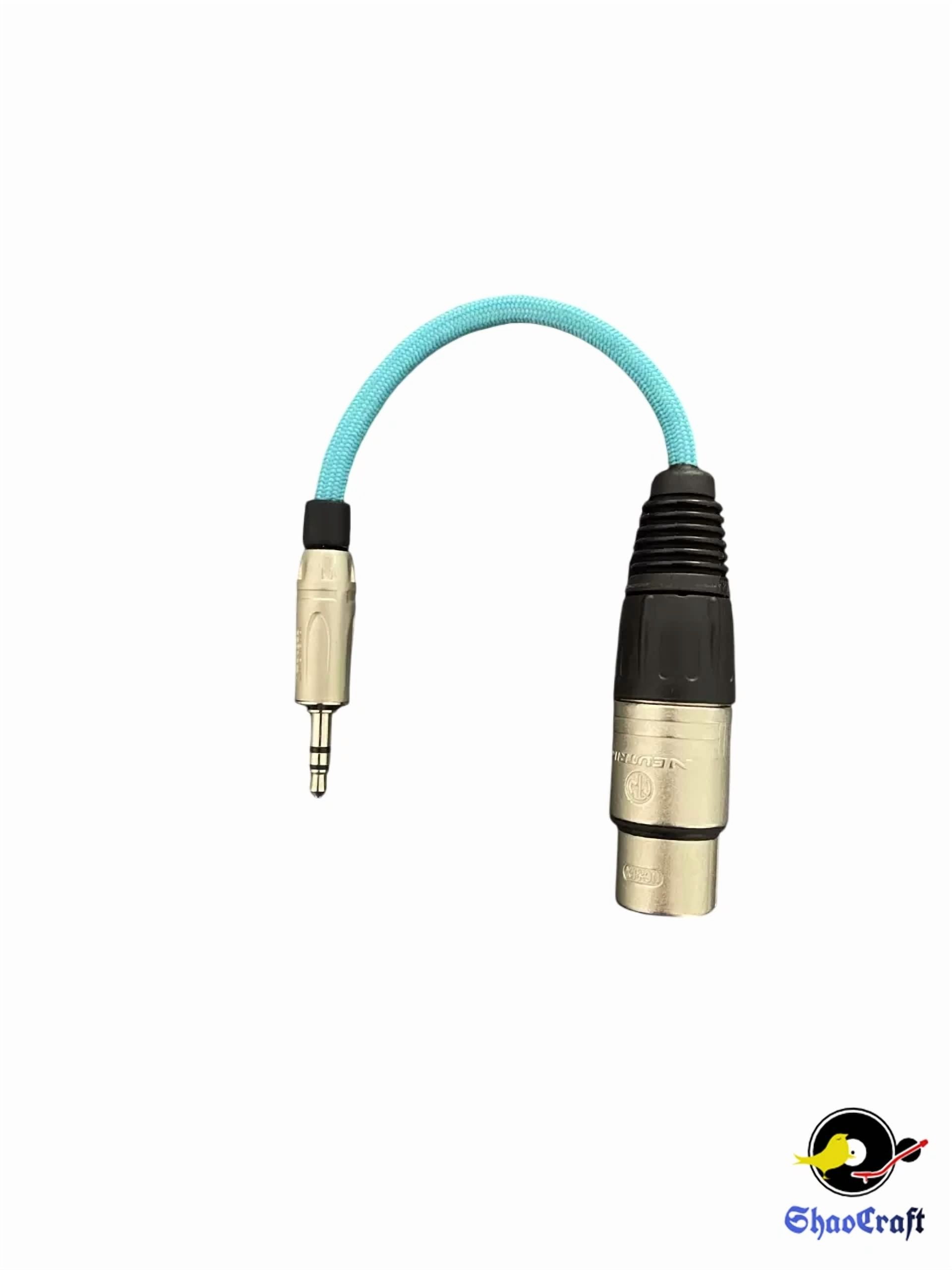 RHEA- 3.5Mm Male To 4-Pin Xlr Female Balanced Adapter - Walmart.com