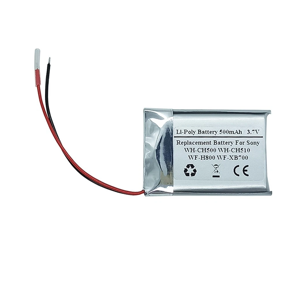 RHEA- 3.7V 500Mah Battery For Sony Wh-Ch500 Wh-Ch510 Wf-H800 Wf-Xb700 ...