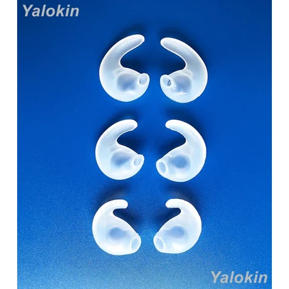 RHEA- 6Pcs (Cl-Wrm) S/M/L L+R Side Stabilizer Ear Tips For Jawbone Era ...