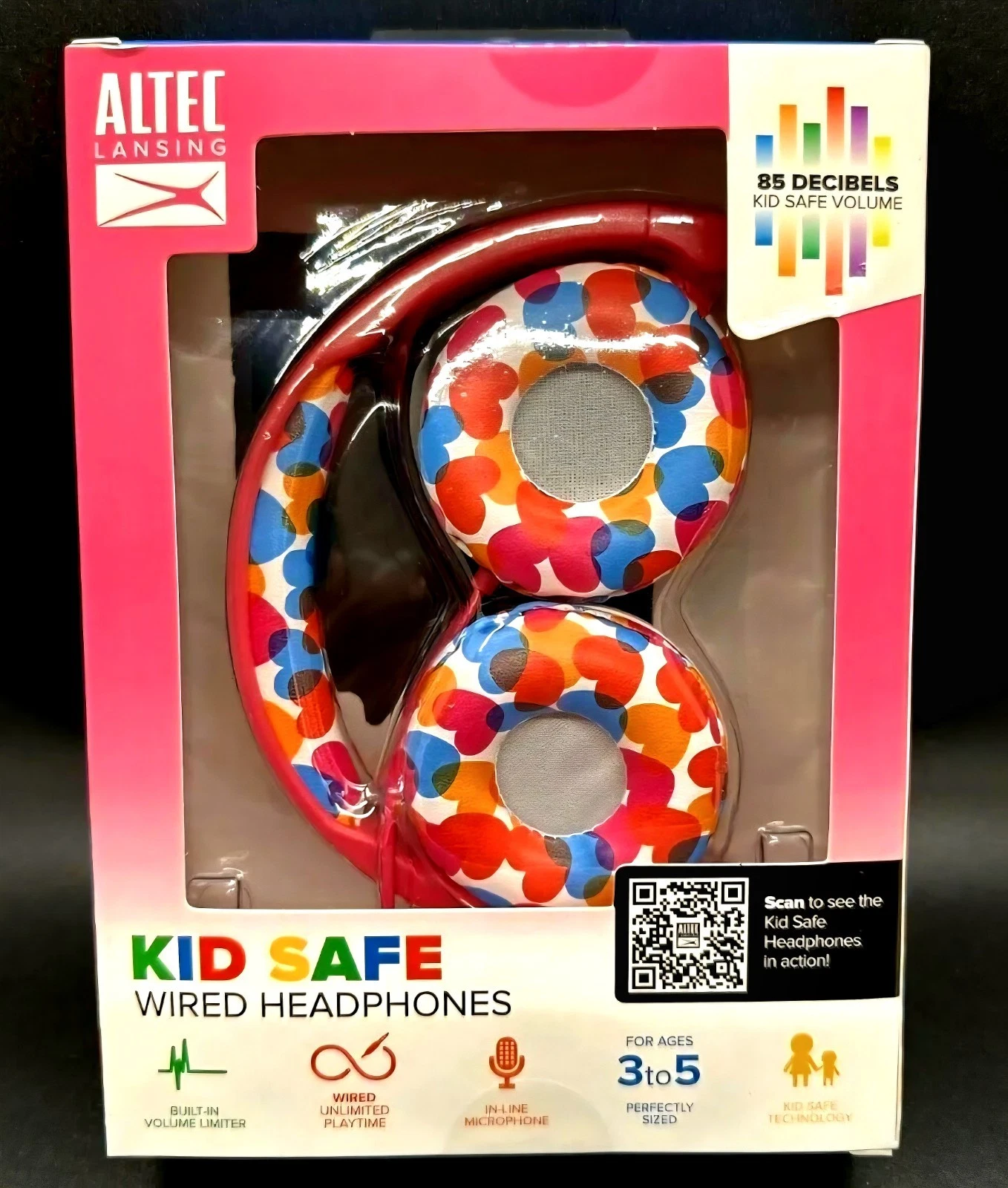 RHEA- Altec Lansing Kid Safe Wired Headphones - Girls, Ages 3-5 ...