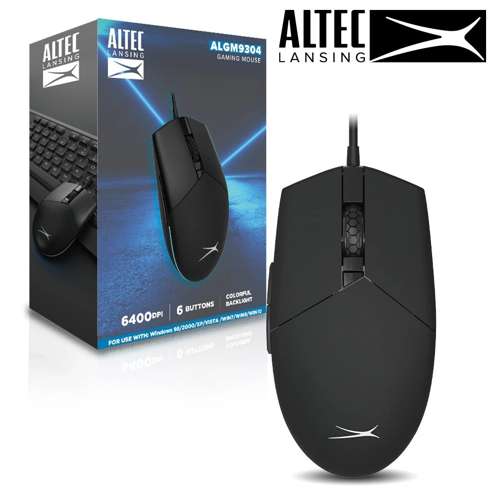 RHEA- Altec Lansing Wired High Performance Rgb Gaming Mouse, 6 Buttons ...