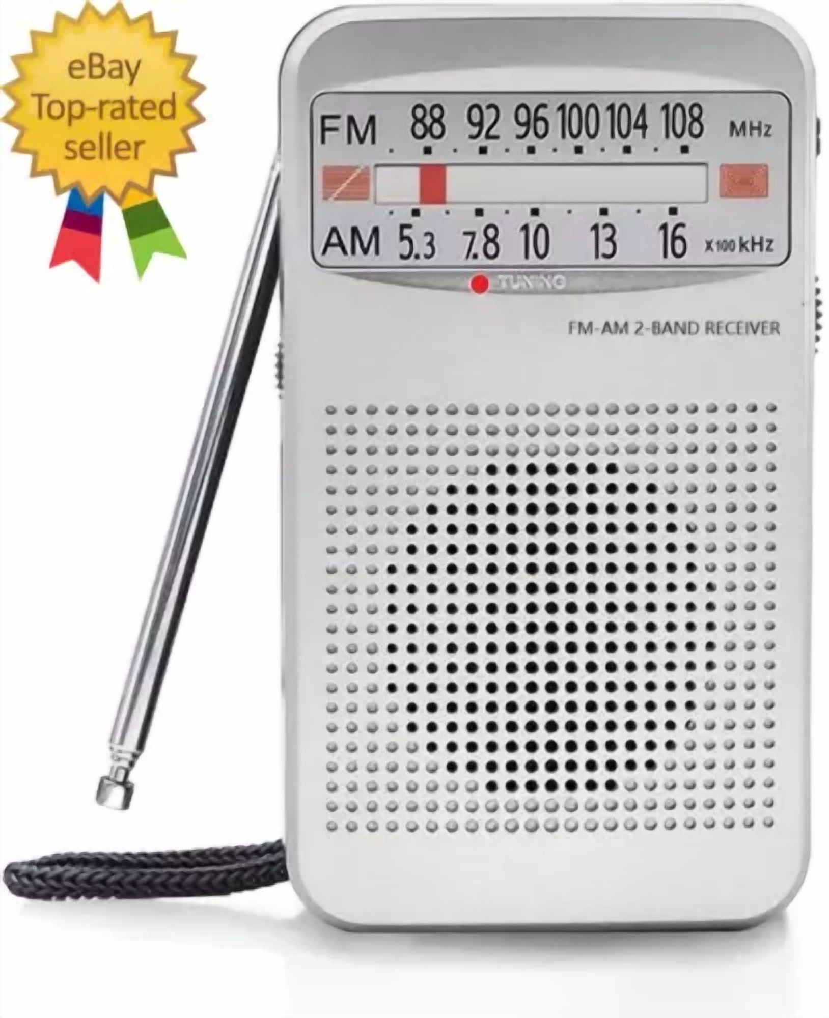 RHEA- Am Fm Portable Pocket Radio Compact Transistor Radios Best ...