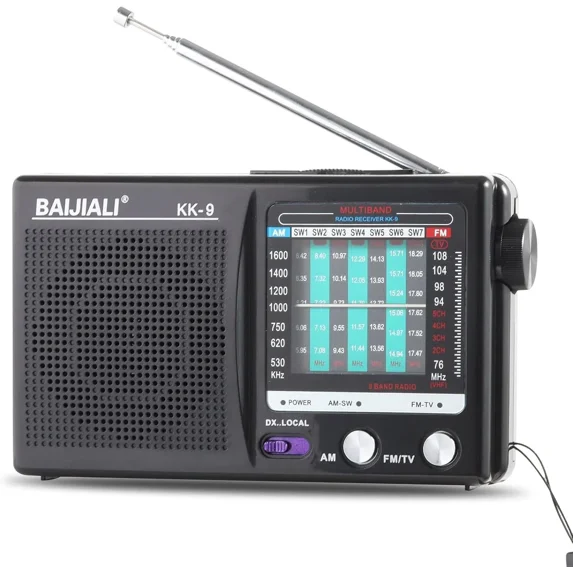 RHEA- Am Fm Portable Radio With Headphone Jack - Battery Operated ...