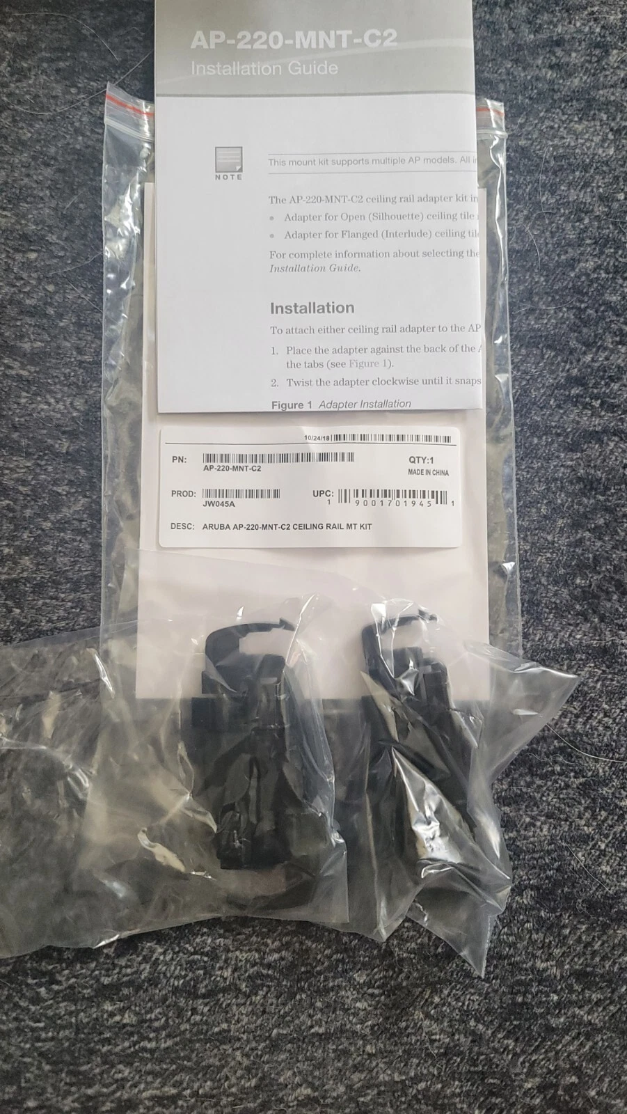 RHEA- Aruba Ceiling Mount For Wireless Access Point - Black (Ap220Mntc2 ...