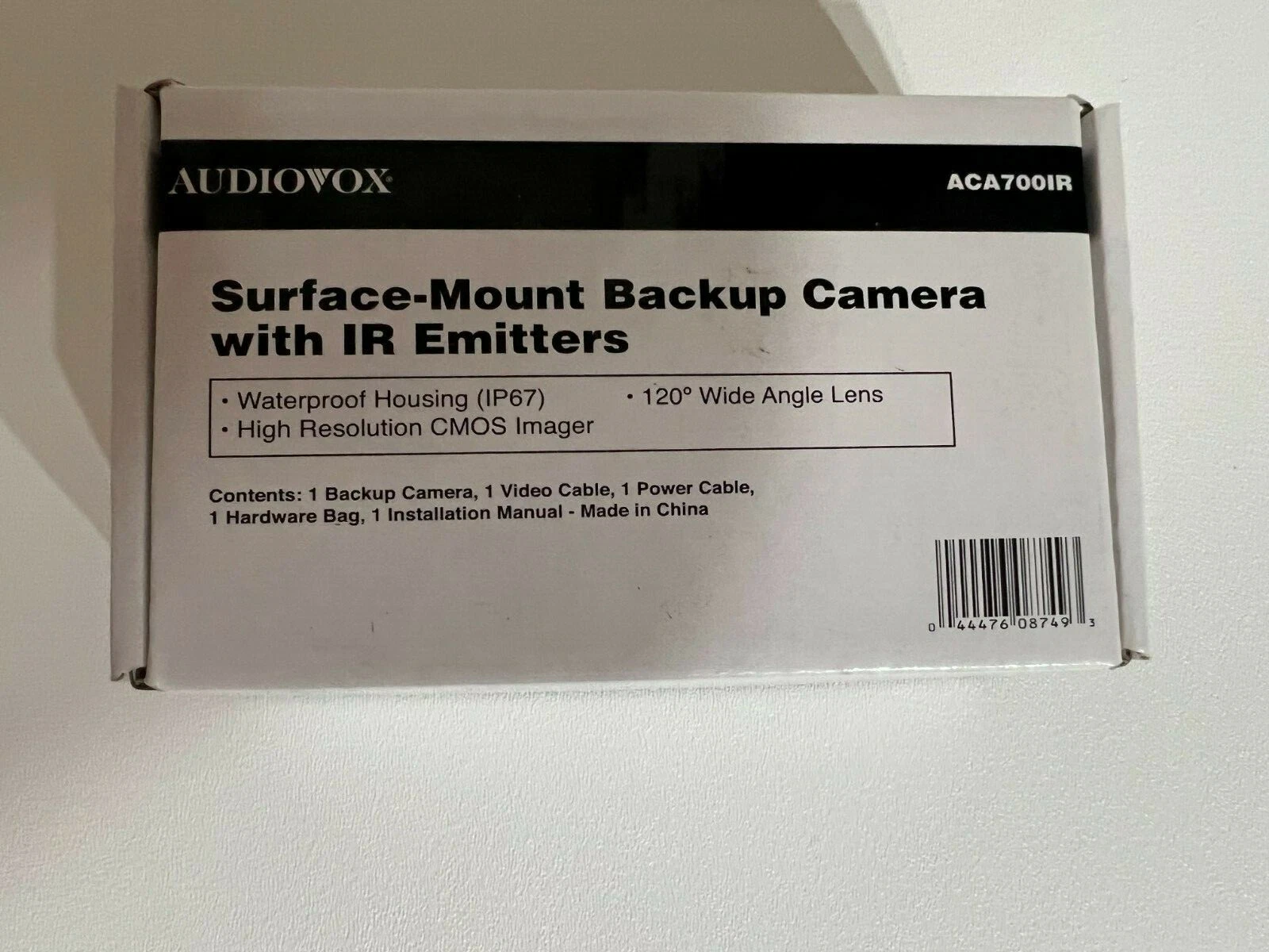 RHEA- Audiovox Aca700Ir Surface Mount Backup Camera W/Ir Emitters *Free ...