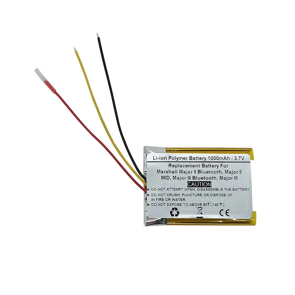 RHEA- Battery For Marshall Major Ii Bluetooth Major Ii Mid Major Iii ...