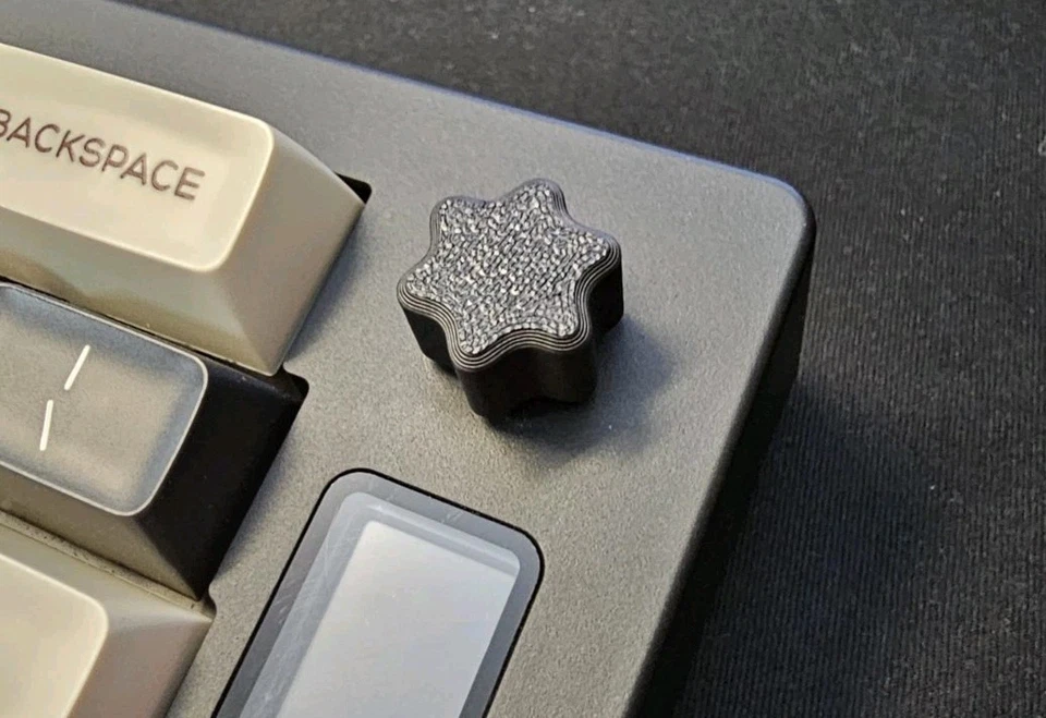 RHEA- Black 3D Printed Keyboard Knob For Abm066 Alice Style Keyboard ...