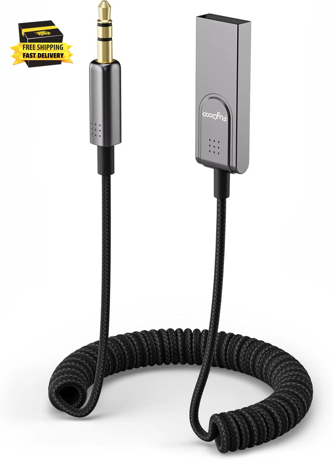 RHEA- Bluetooth 5.3 Aux Adapter For Car Usb, Receiver Connects ...